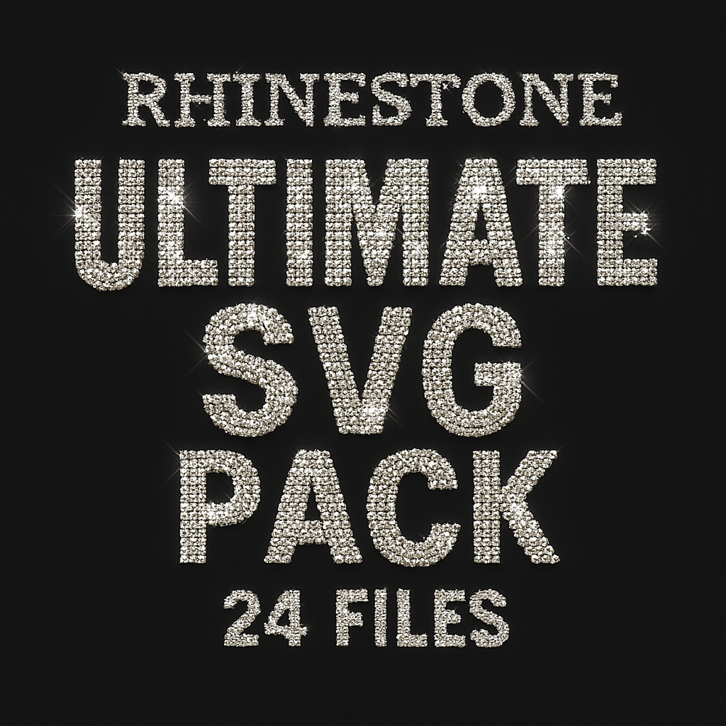 Ultimate Rhinestone SVG Bundle (24 Files) – The Recipe Worldwide